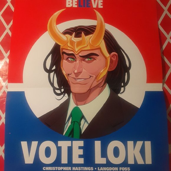 Marvel | Art | 26 Vote Loki Civil War Ii Promo Poster Marvel | Poshmark